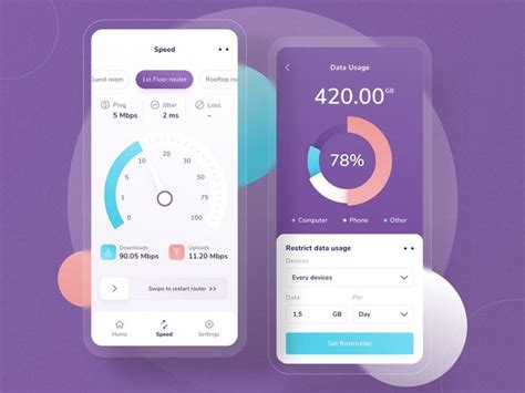 Data Usage Mobile App Mobile App Design Inspiration Mobile App Ux