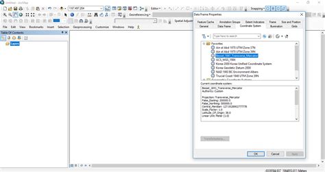 Arcgis Desktop Geographic Coordinate System Shapefile Not Matching