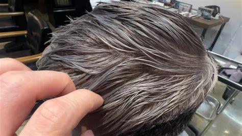 탈색1 2번 애쉬그레이 염색 네이버 블로그