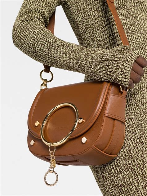 See By Chloé Mara Crossbody Leather Bag In Brown Modesens