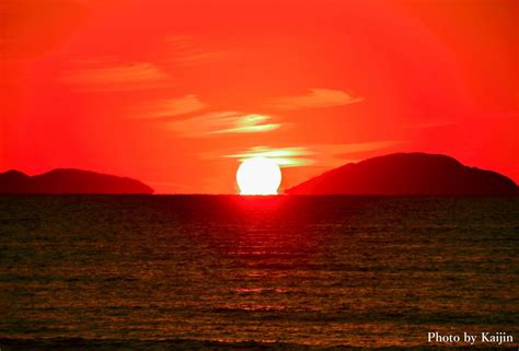 玄界灘の達磨夕陽 7 GANREF