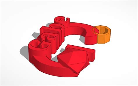 3d Design Custom Keychain Tinkercad