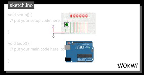 Led Sw Wokwi ESP32 STM32 Arduino Simulator
