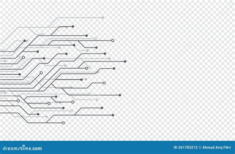 Circuit Board Electronics Digital Technology Banner Abstract Technology Background Stock Vector