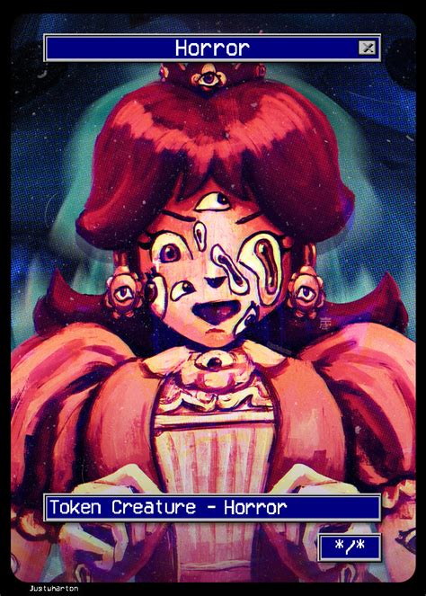 Horror Token Justwhartonart