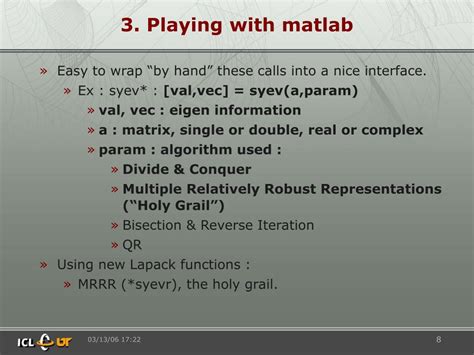 PPT Lapack Wrapper For Matlab PowerPoint Presentation Free Download ID