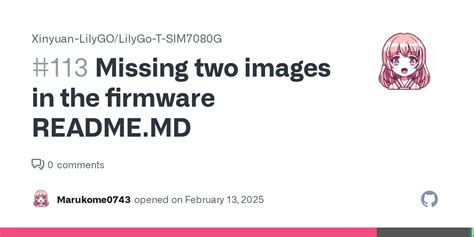 Missing Two Images In The Firmware README MD Issue Xinyuan LilyGO LilyGo T SIM G