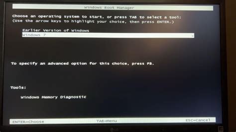 Windows 7 Booting Option Rwindows7