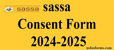 Sassa Consent Form
