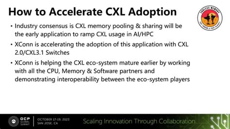 Cxl 203x Switch Enabling Composable Memory Architecture In Aihpc Computing Pptx