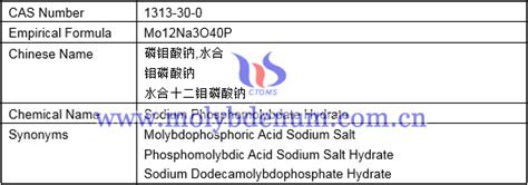 Sodium Phosphomolybdate Hydrate Chinatungsten Online