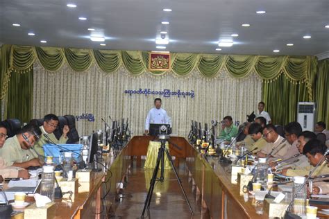 တိုင်းဒေသကြီးဝန်ကြီးချုပ် ဦးတင်မောင်ဝင်း ၂၀၂၄ ၂၀၂၅ စိုက်ပျိုးရာသီတွင် ရေကြီးနစ်မြုပ်၍ ထိခိုက်ပ