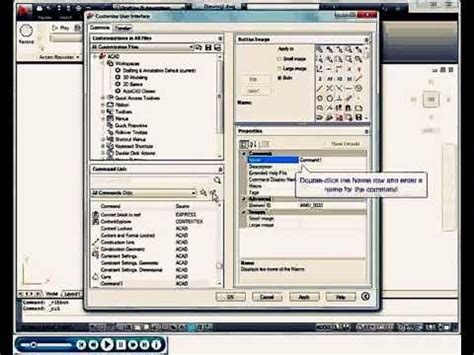 Create A Command Using Autocad Macros YouTube