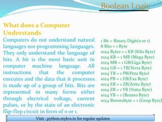 Boolean Logic Pdf