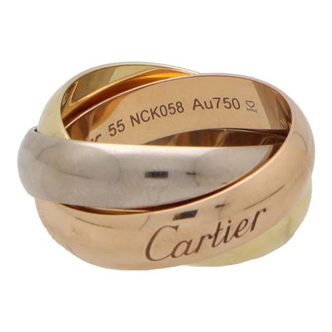Vintage Large Model Cartier Trinity Ring Size 55 At Susannah Lovis Jewellers