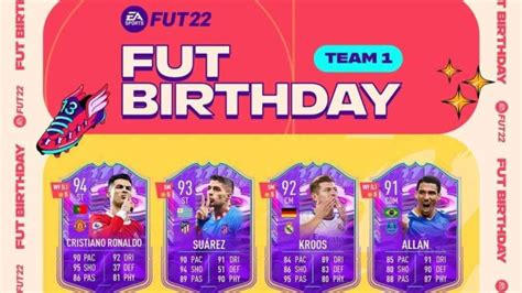 Fifa 22 Fut Birthday Team 1 List Of Players Revealed