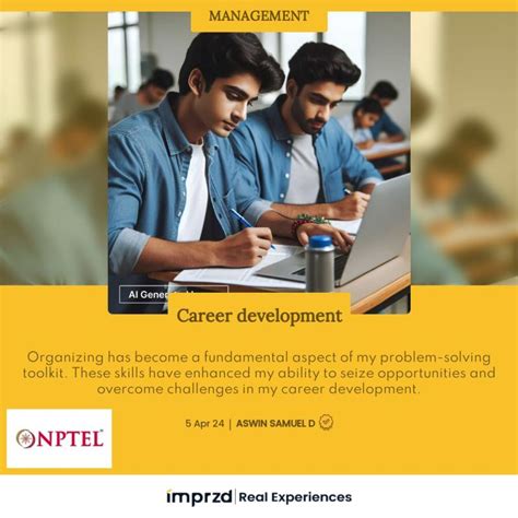 aswin samuel d on linkedin nptel
