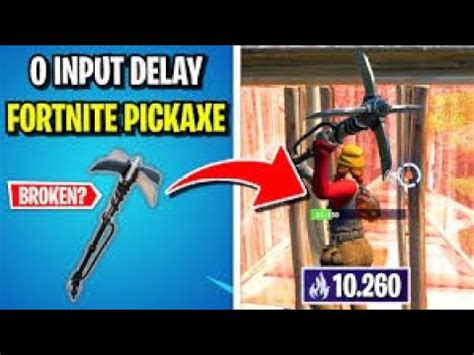 TOP 5 ZERO INPUT LAG PICKAXES YouTube