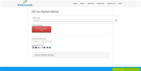 viewing invoices and edit payment method rank my hub