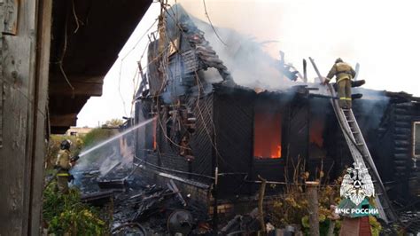 В деревне в Тверской области сгорел жилой дом ТИА