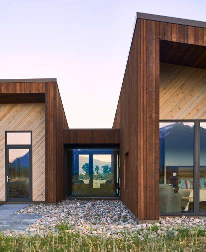 House Of Fir By Kt814 Architecture Sits Among Sagebrush In Rural Wyoming