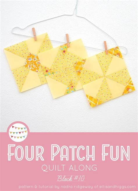 Four Patch Fun Quilt Along Block 10 Artofit