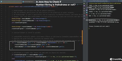 In Java How To Check If Numberstring Is Palindrome Or Not • Crunchify