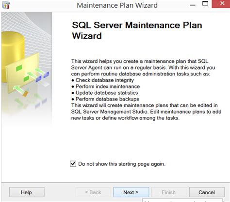 Reorganizing Indexes Using Sql Server Maintenance Plan Database Tutorials