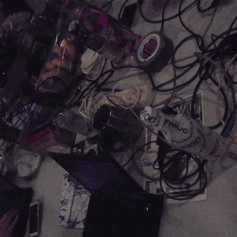 A Table During Ctf Games A Mess And A Mass Caffeine Wires And Duct