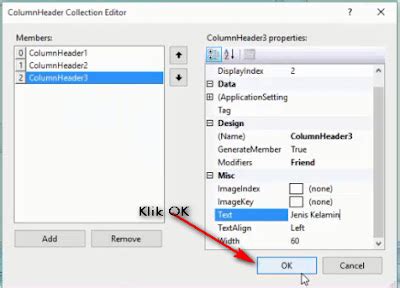 3 Cara Mudah Membuat Column Header Listview Di VB NET Kamar Programmer