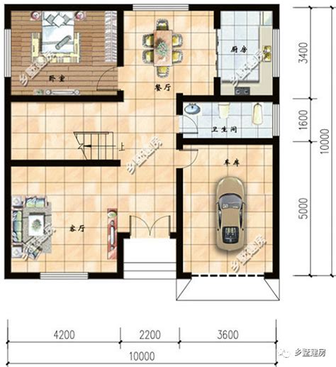 正方形户型平面图 正方形别墅户型图 正方形房子图 大山谷图库