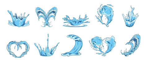 Water Flow Effect Vector Art Icons And Graphics For Free Download