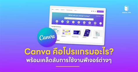 Canva คือโปรแกรมอะไร พร้อมเคล็ดลับการใช้งานฟีเจอร์ต่างๆ