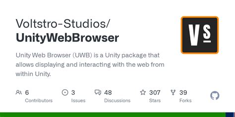 Github Voltstro Studios Unitywebbrowser Functional Web Browser For