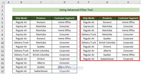 How To Filter Duplicates In Excel 7 Suitable Ways Exceldemy
