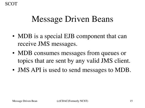 Ppt Message Driven Beans Using Jms Powerpoint Presentation Free Download Id621766
