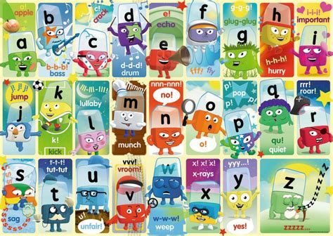 Alphablocks Alphabet Puzzle Full 감정 활동 파닉스 홈스쿨