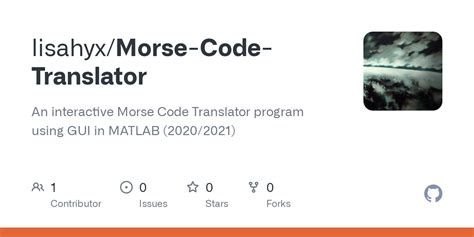 Github Lisahyxmorse Code Translator An Interactive Morse Code Translator Program Using Gui