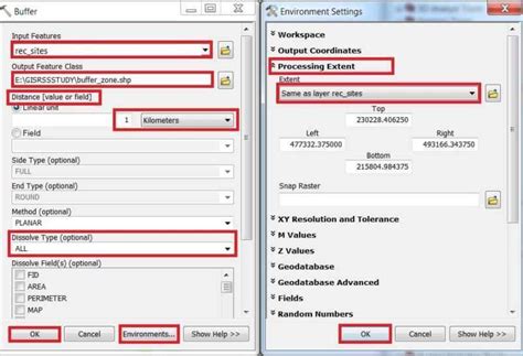 ArcGIS Buffer Create Buffer In ArcGIS GISRSStudy