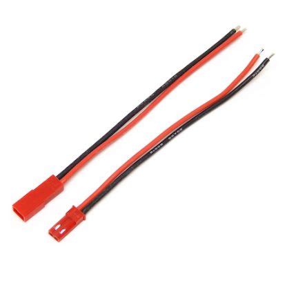 Red JST Male Female Pair Stevens Aeromodel