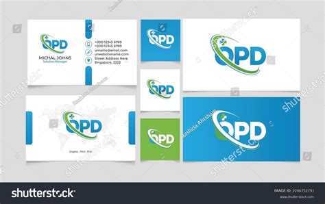 Opd Letter Logo Flat Minimalist Logo Stock Vector Royalty Free 2246752791 Shutterstock