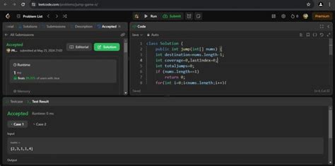 Day 05 Of Leetcodechallenge Jump Game Ii S Praveen Kumar Posted On