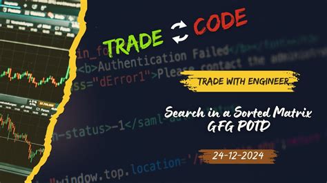 Search In A Sorted Matrix Gfg Potd 24 12 2024 Java Youtube