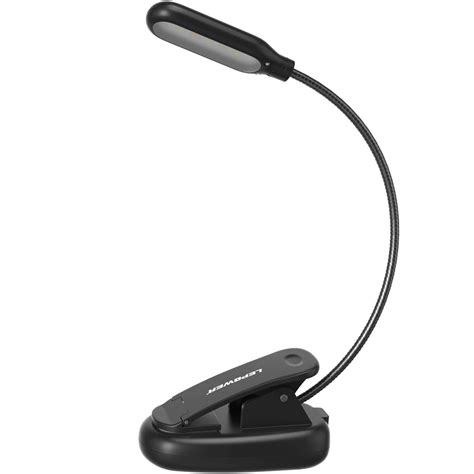 Small Clip On Book Light Battery And Usb Operated Led Reading Lamp