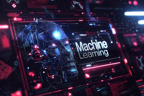 Illuminating Insights Machine Learning Unveiled Stock Illustration