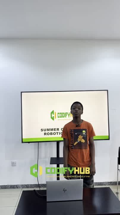 Codify Hub On Linkedin Presentation Day 104 Our Robotics Students Are