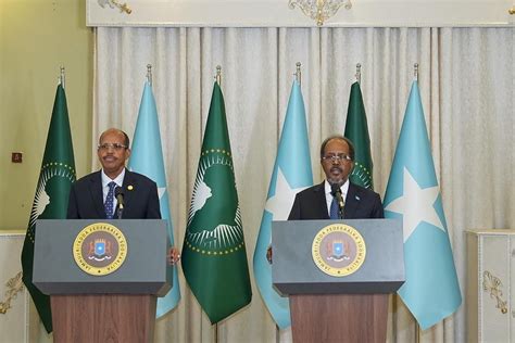 H E Hassan Sheikh Mohamud President Of The Federal Republic Of