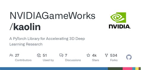 Issues · Nvidiagameworks Kaolin · Github