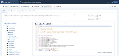 Joomla Improved Override Management The Joomla Community Magazine