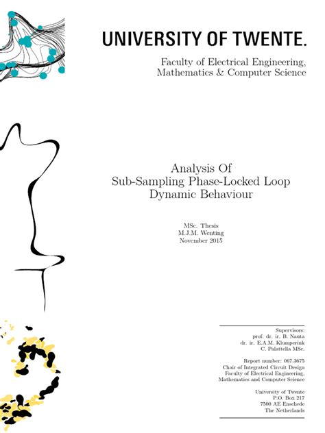 1library Net Analysis Of Sub Sampling Phase Locked Loop Dynamic Behaviour Pdf Electrical